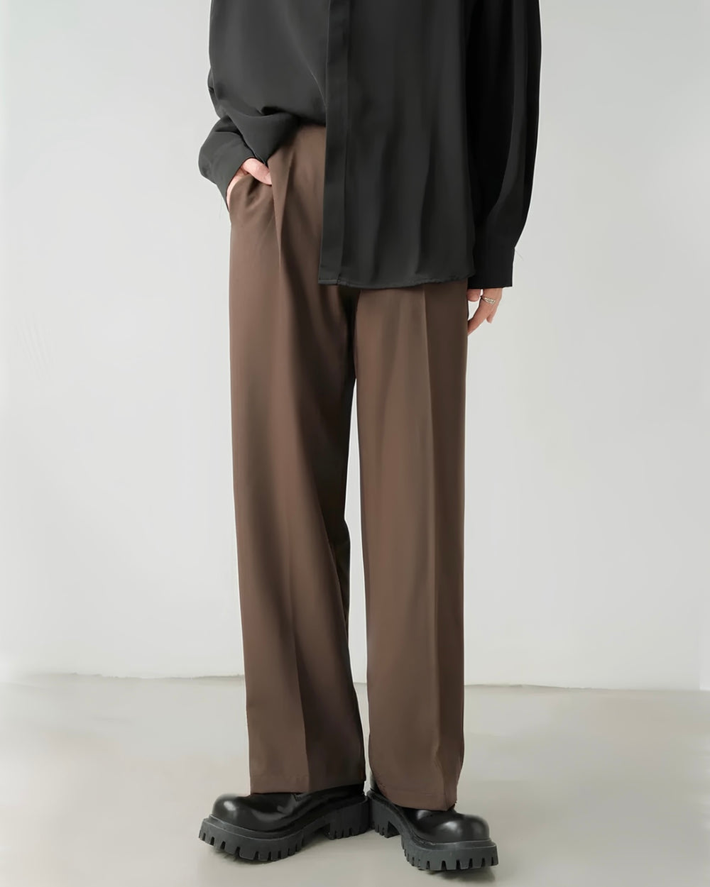 Japanese pleated pants